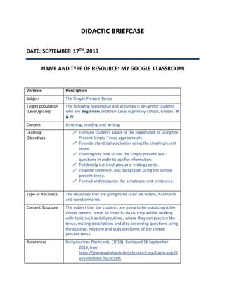 My google classroom | PDF