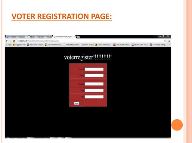 My gov e-voting system for students msc computer science | PDF ...