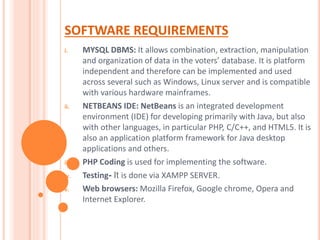 My gov e-voting system for students msc computer science | PDF