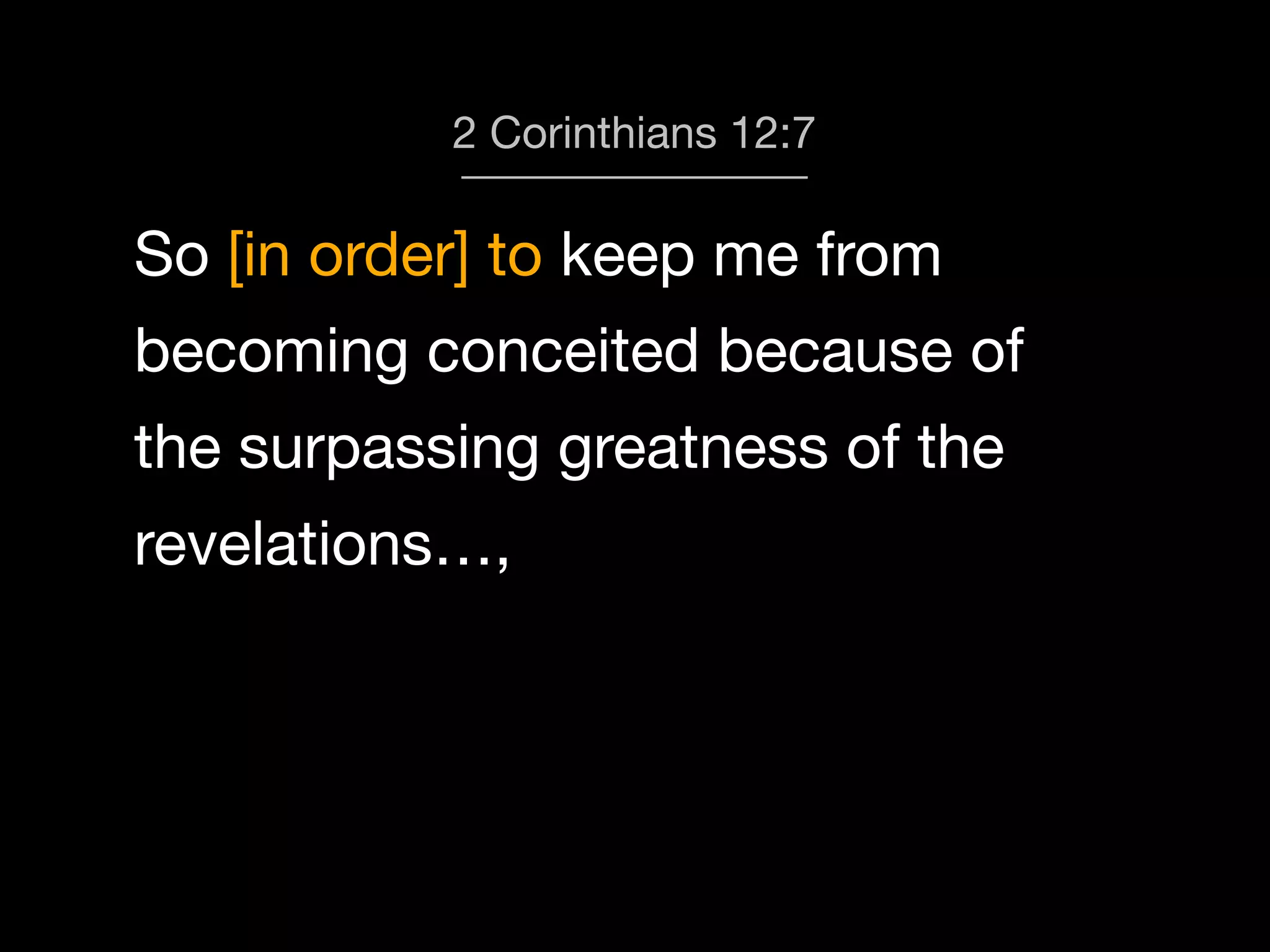 Sermon Slide Deck: "My Grace Is Sufficient For You" (2 Corinthians 12:7 ...