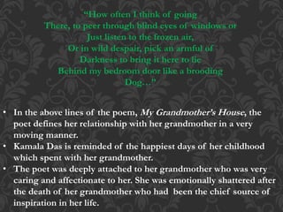 My Grandmother's House | PPTX