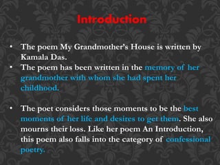 My Grandmother's House | PPTX