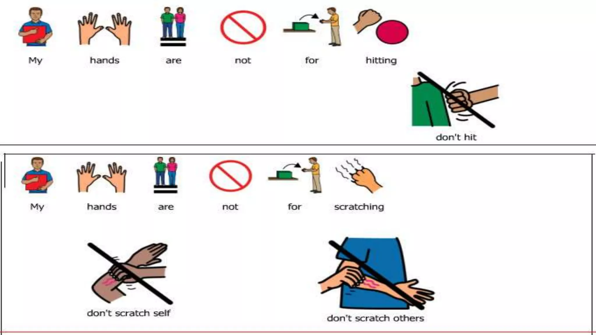 My hands social story | PPT