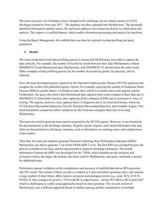 My harmony generating statistics from clinical text for monitoring ...