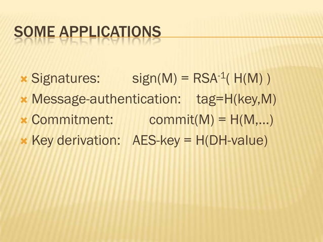 Hash Techniques In Cryptography Pptx Programming Languages Computing