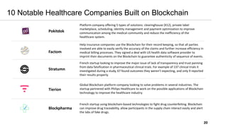Blockchain in Healthcare | PPTX