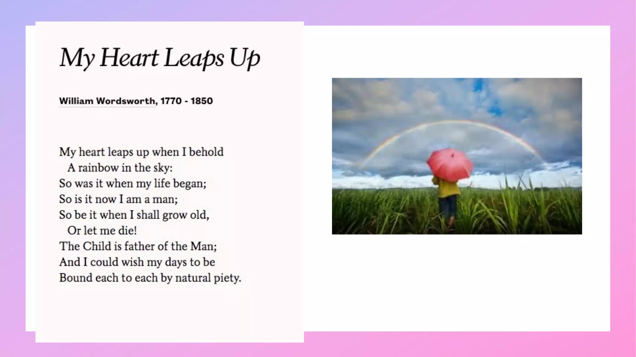 My heart leaps up - PPT .pdf