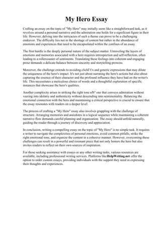 My Hero Essay.pdf