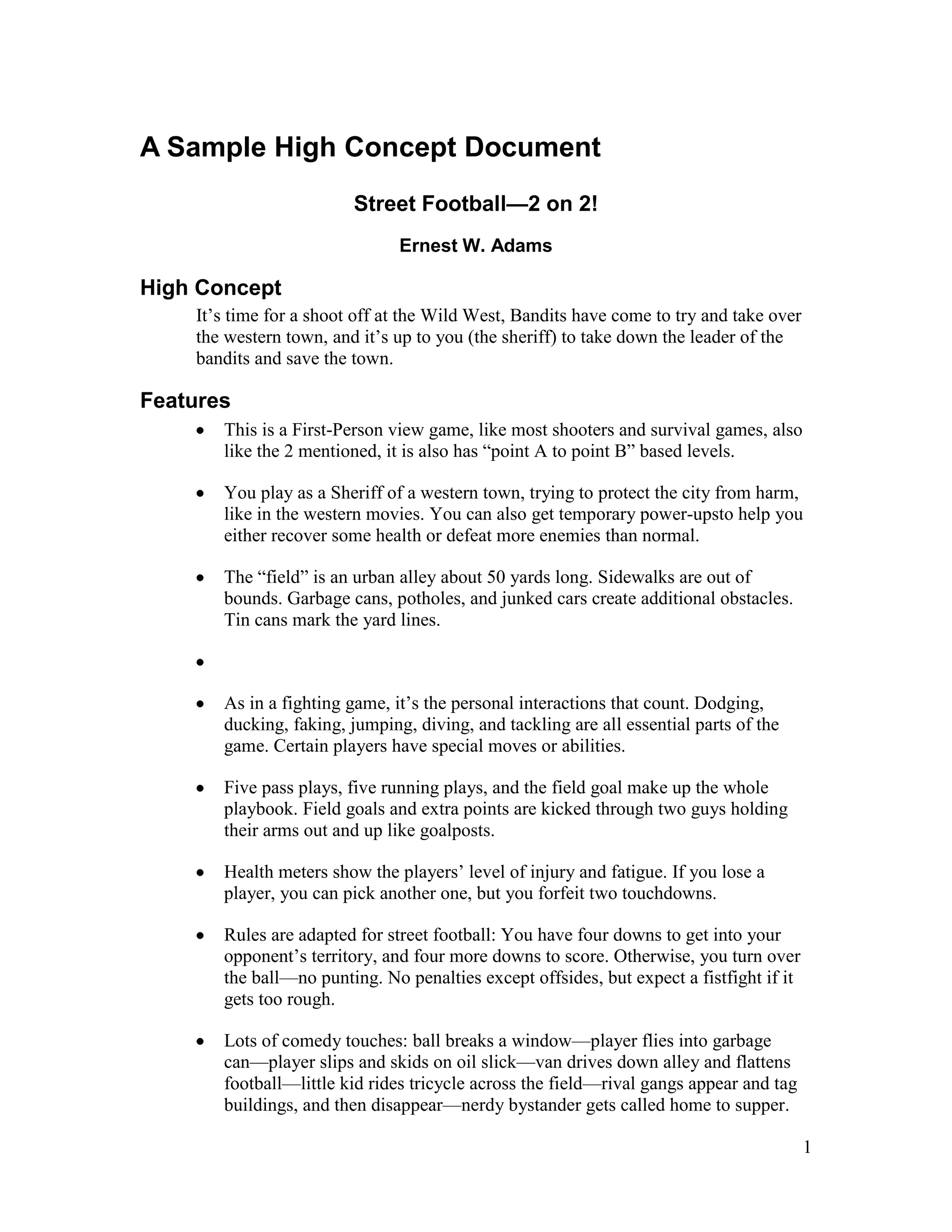 My high level document | DOCX