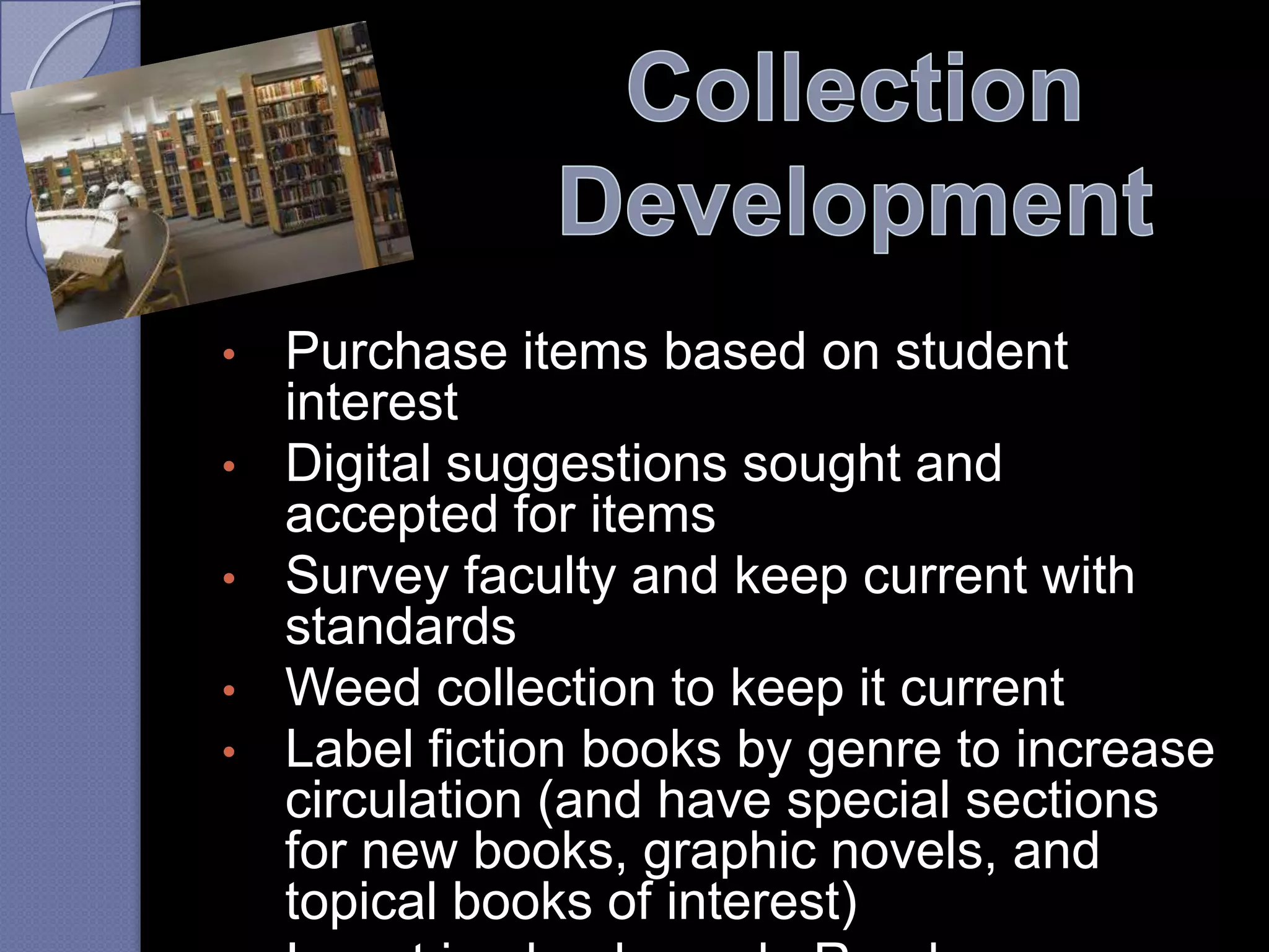 My high school library vision | PPTX