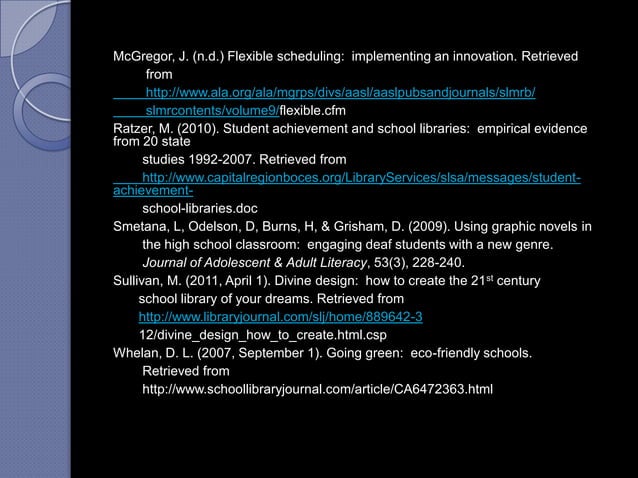 My high school library vision | PPTX