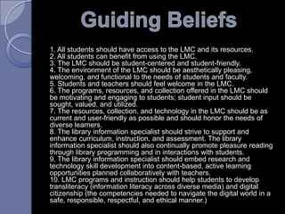 My high school library vision | PPTX