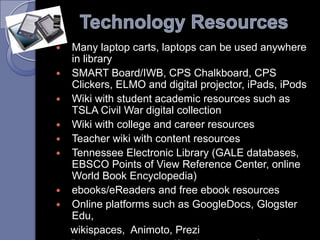 My high school library vision | PPTX