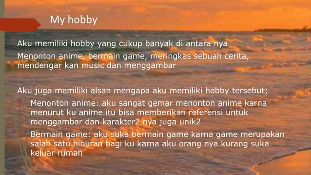 my hobby annisa fadilah putri VII-3.pptx
