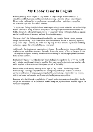 My Hobby Essay In English.pdf