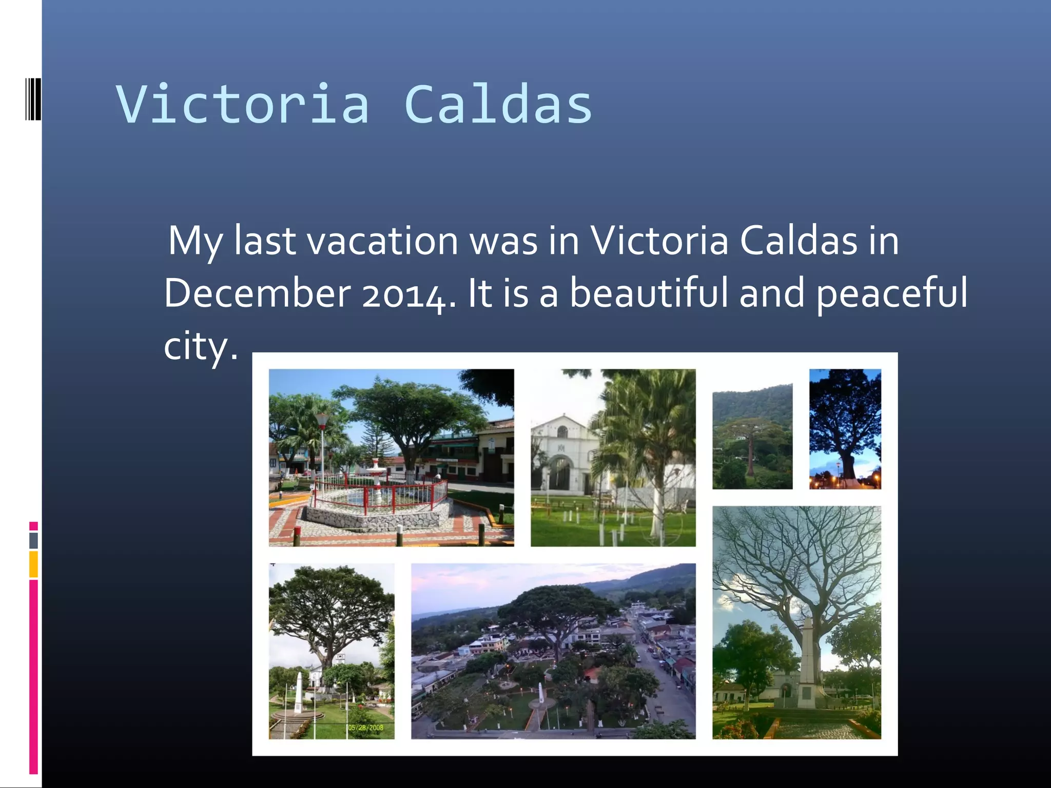 My holiday in victoria caldas | PPT | Food & Drink