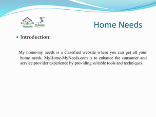 My home my needs | PPTX | Household Supplies | Shopping
