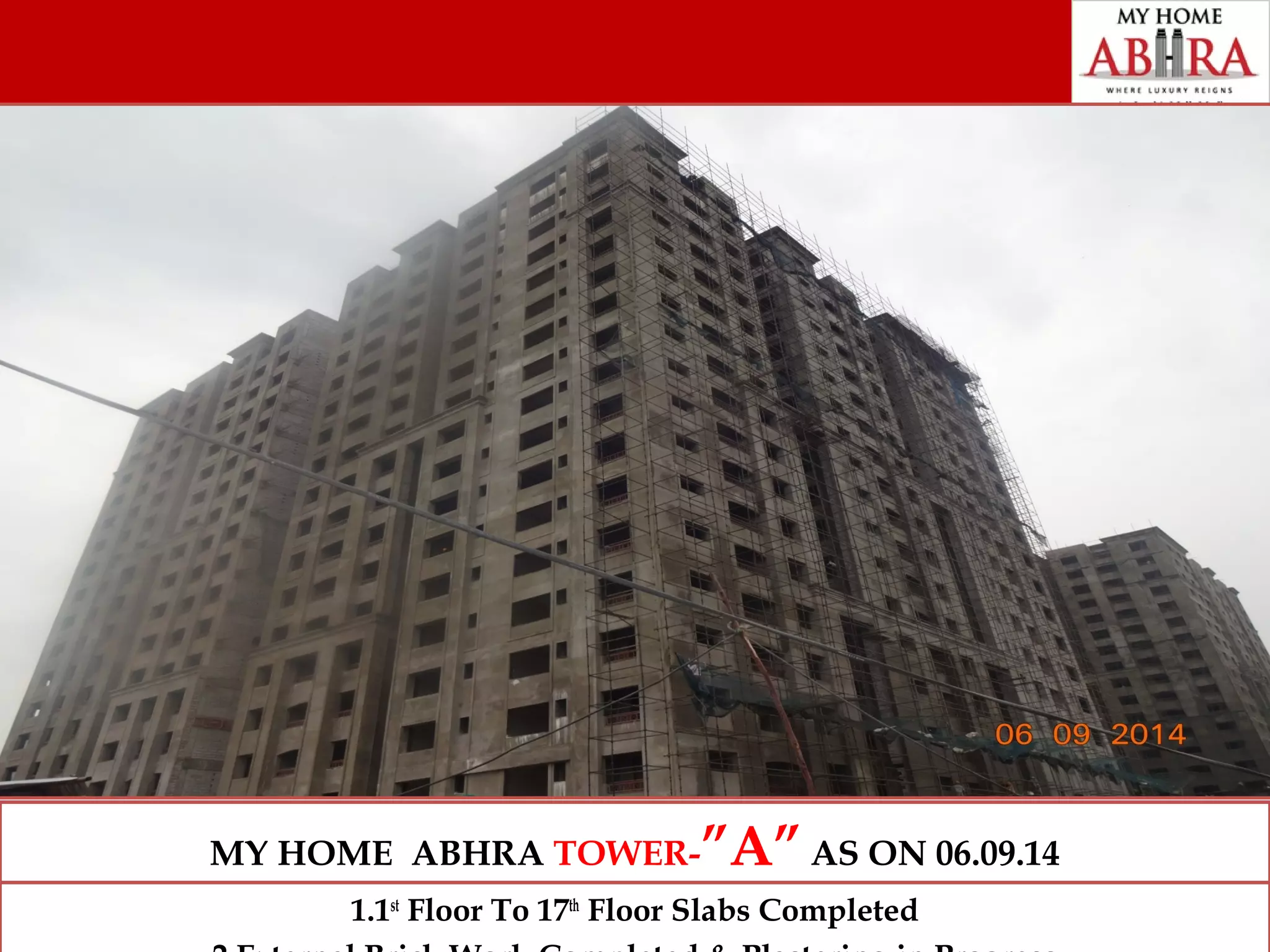 My home abhra status report as on 6th sep,2014 | PPT