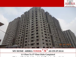 My home abhra status report as on 7th oct,2014 | PPT | Civil ...