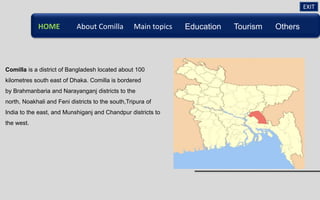 My home district COMILLA | PPTX