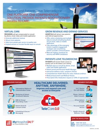 My Hospital 24/7 Telemedicine-Services | PDF