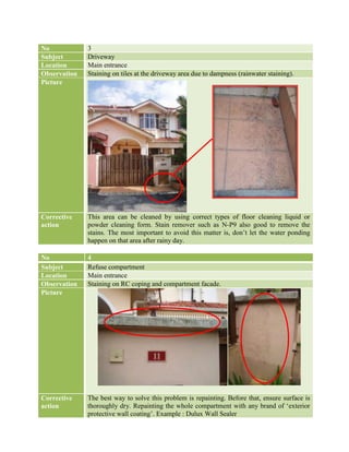 House Inspection Report | DOCX