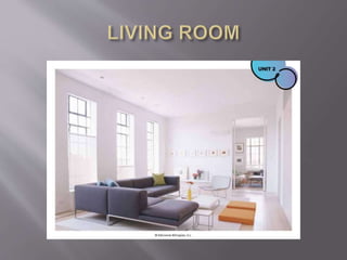 The rooms of a house | PPTX