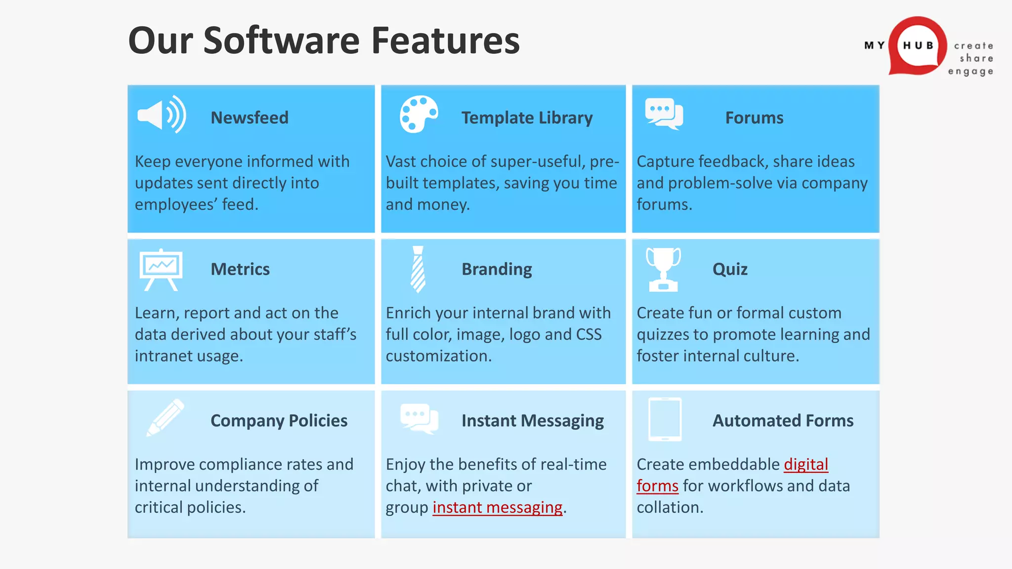 MyHub Intranet Features | PDF | Computer Software and Applications ...