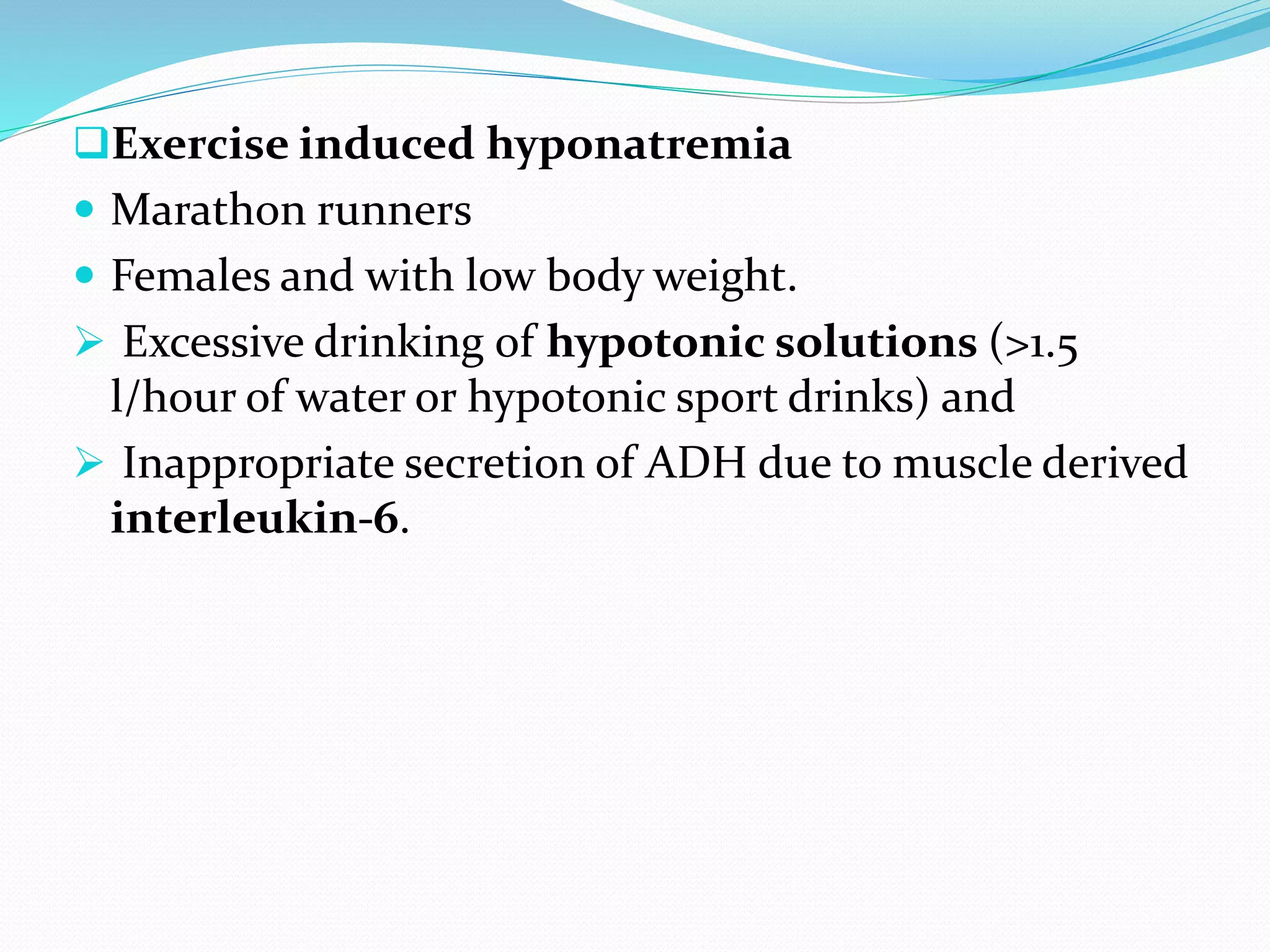 Approach to hyponatremia | PPTX