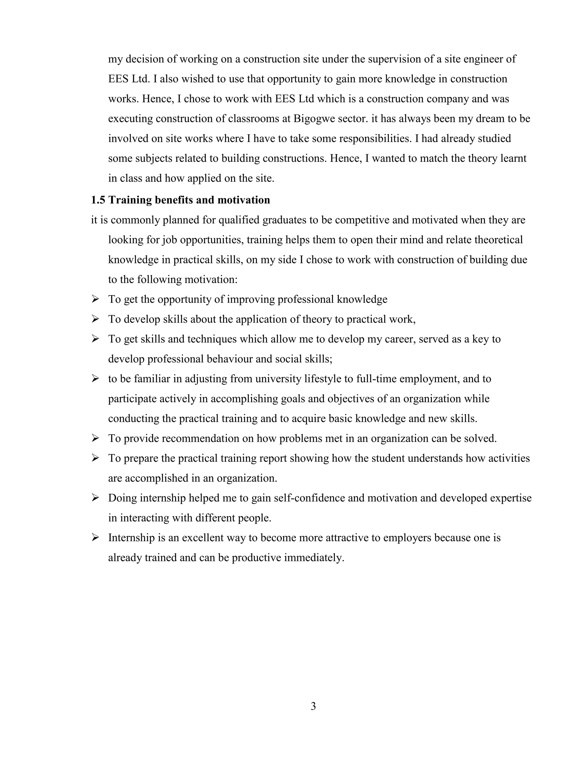 INDUSTRIAL ATTACHMENT REPORT By Innocent Nsengimana | PDF