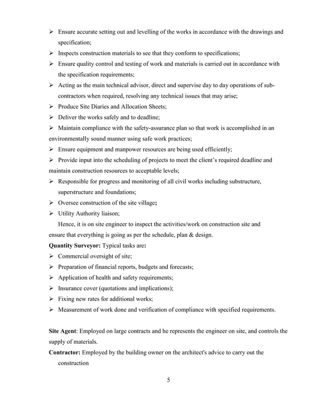 INDUSTRIAL ATTACHMENT REPORT By Innocent Nsengimana | PDF | Civil ...