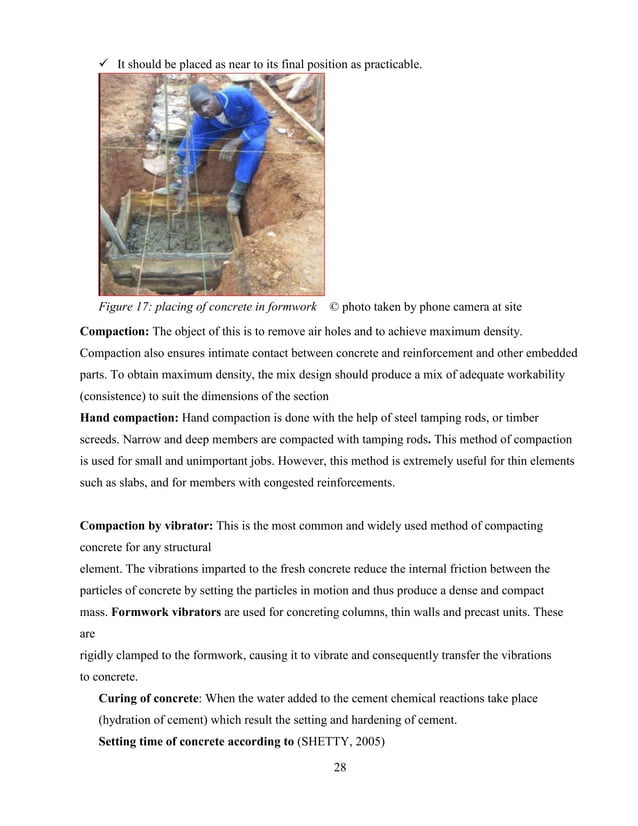 INDUSTRIAL ATTACHMENT REPORT By Innocent Nsengimana | PDF | Civil ...