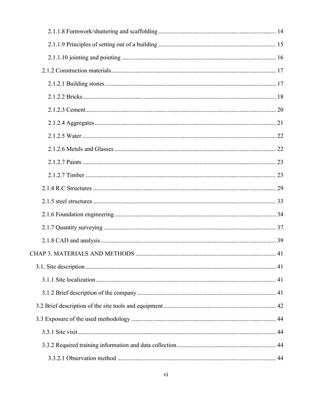 INDUSTRIAL ATTACHMENT REPORT By Innocent Nsengimana | PDF | Civil ...