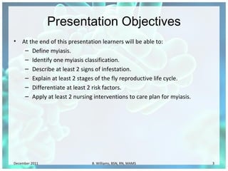 Myiasis: Nursing Intervention | PPS