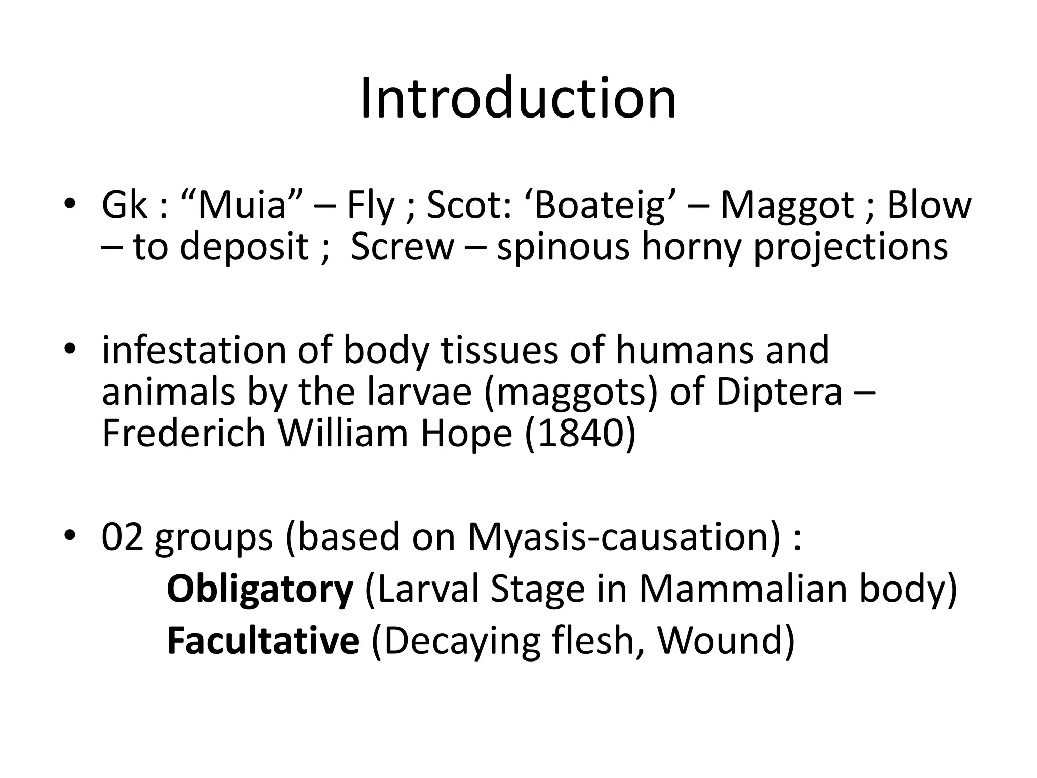 Myiasis by aseem | PPTX