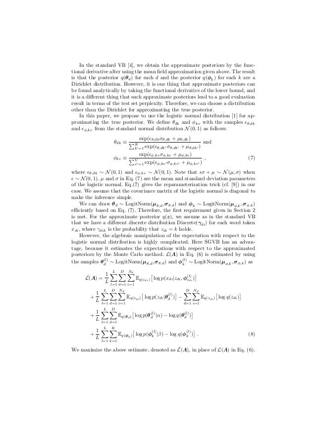 A Simple Stochastic Gradient Variational Bayes For Latent Dirichlet A