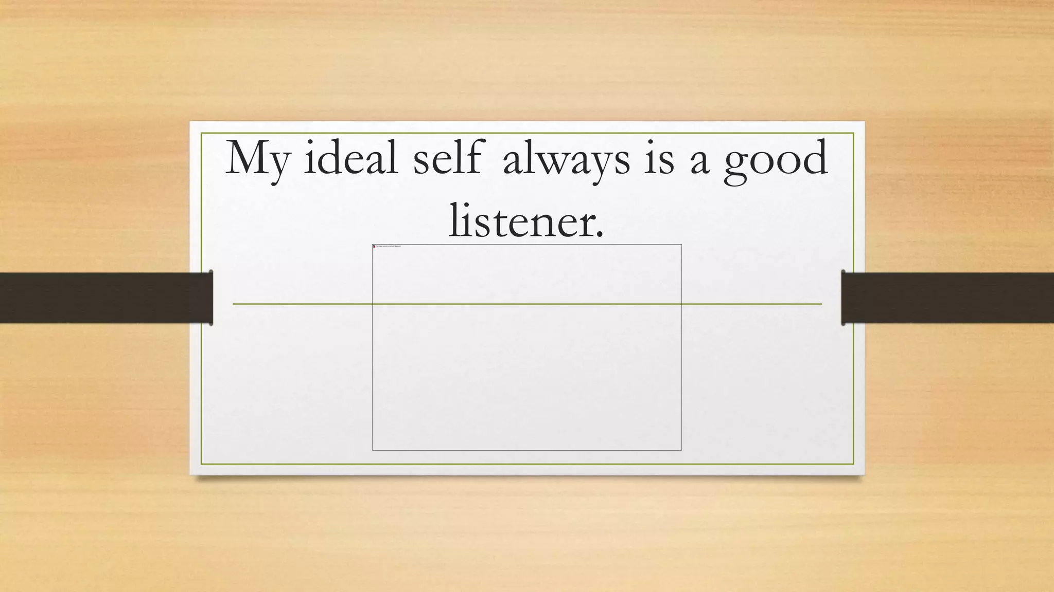 My ideal self | PPTX