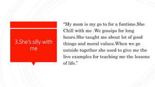 My idol my mother | PPT