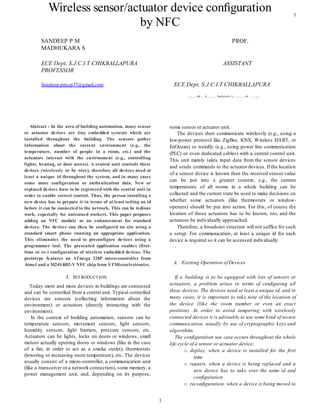 actuator device configuration by NFC | PDF