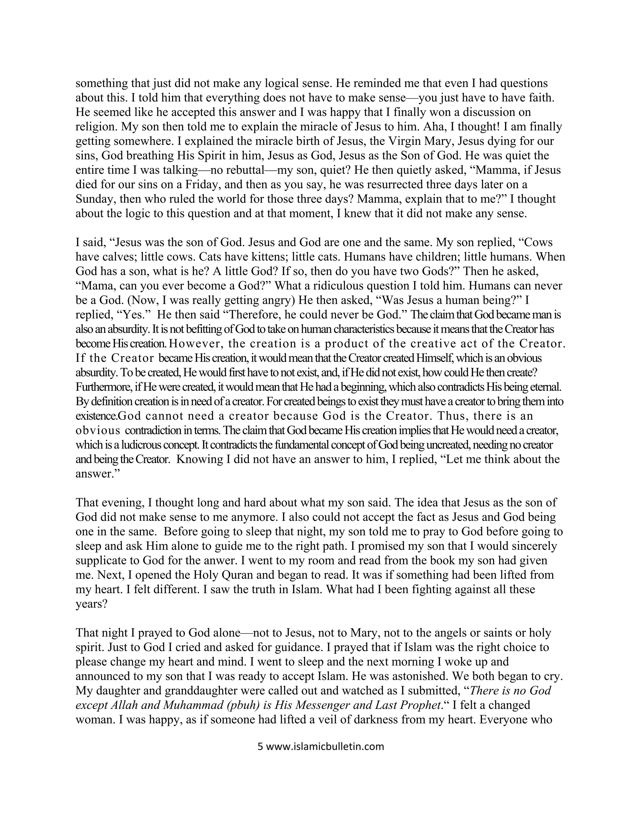 My incredible discovery of islam | PDF