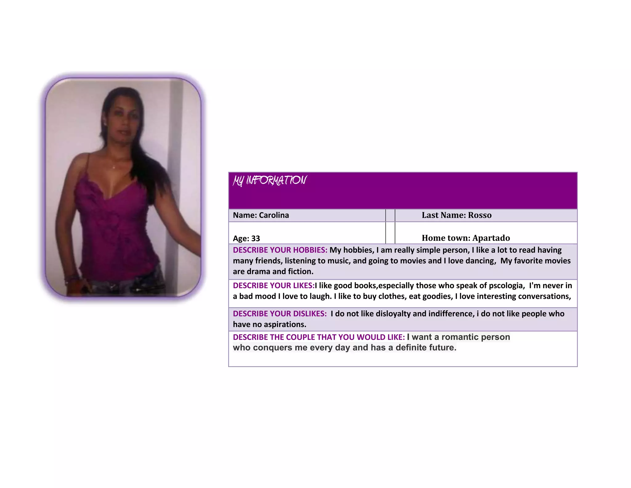 My information | DOCX