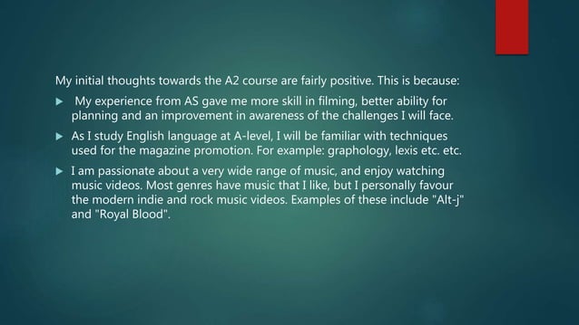 My initial thoughts and feelings – a2 | PPTX