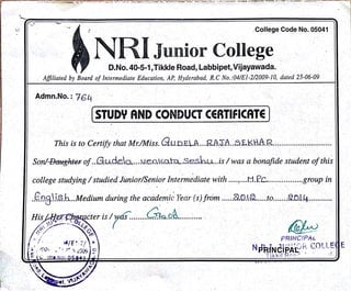 My intermediate certificates | PDF