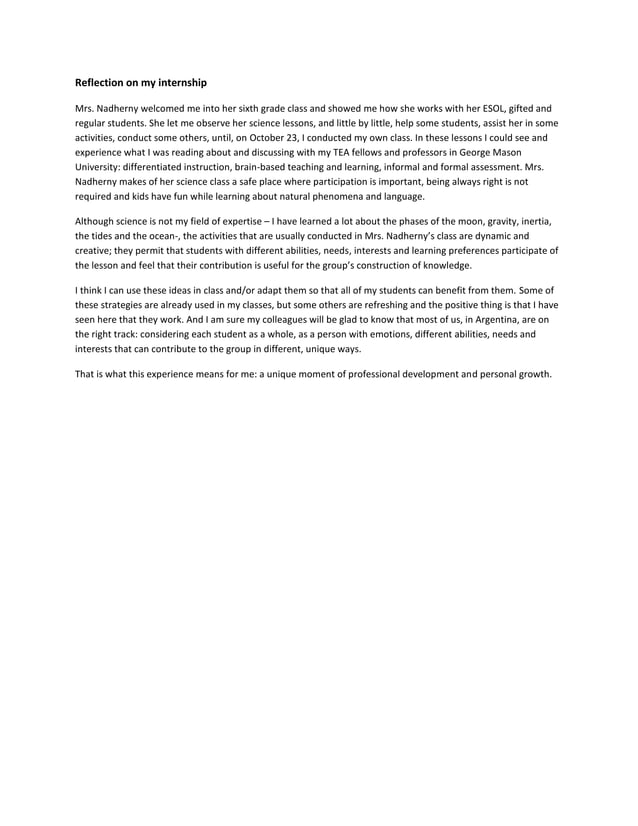 Observation and Reflection | PDF