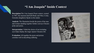 Event Presentation on the Corky Gonzales Online Exhibit | PPTX