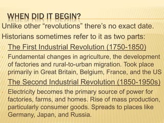 Industrial Revo ppt | PPTX