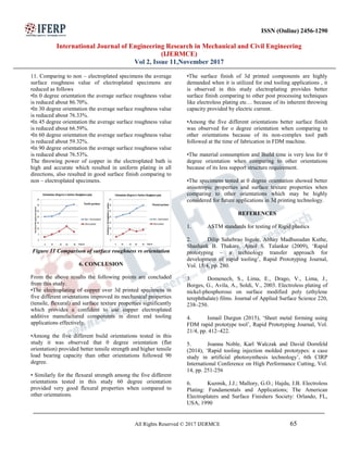 Investigation of mechanical properties and surface roughness properties ...