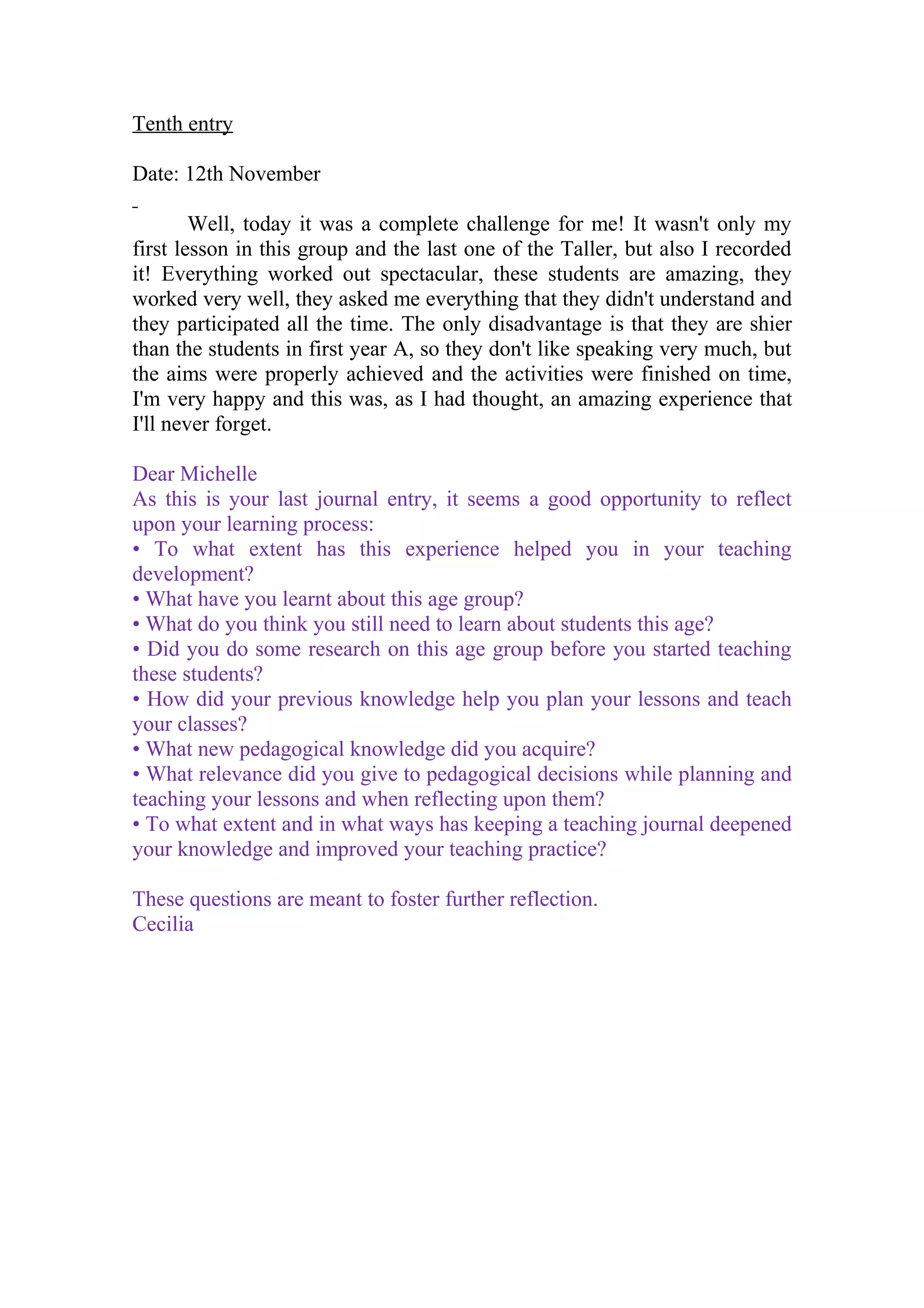 My journal 3 secundario - otero barnes-checked | DOC