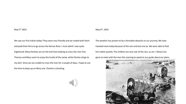 My journey on the oregon trail | PPT