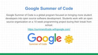 My journey with open source software | PPT